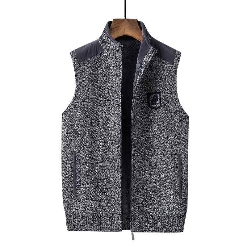 サイズ: M.L.XL.2XL.3XL 素材: ニット生地 柄: 無地 襟タイプ: 立ち襟 開閉方法: ファスナー カラー: ロイヤルブルー（裏起毛）.ブラック（裏起毛）.ダークグレー（裏起毛） 中綿: なし スタイル: エレガントな韓国 ...