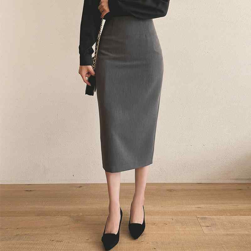 スタイル: オフィス向け デザイン: シンプル 裏地: あり 開閉方法: ファスナー ウエストタイプ: ハイウエスト 素材 重さ: 約280g シルエット: タイト 厚み: 普通 丈の長さ: ミディ丈 裏地素材: モダール 形状: Hライン...