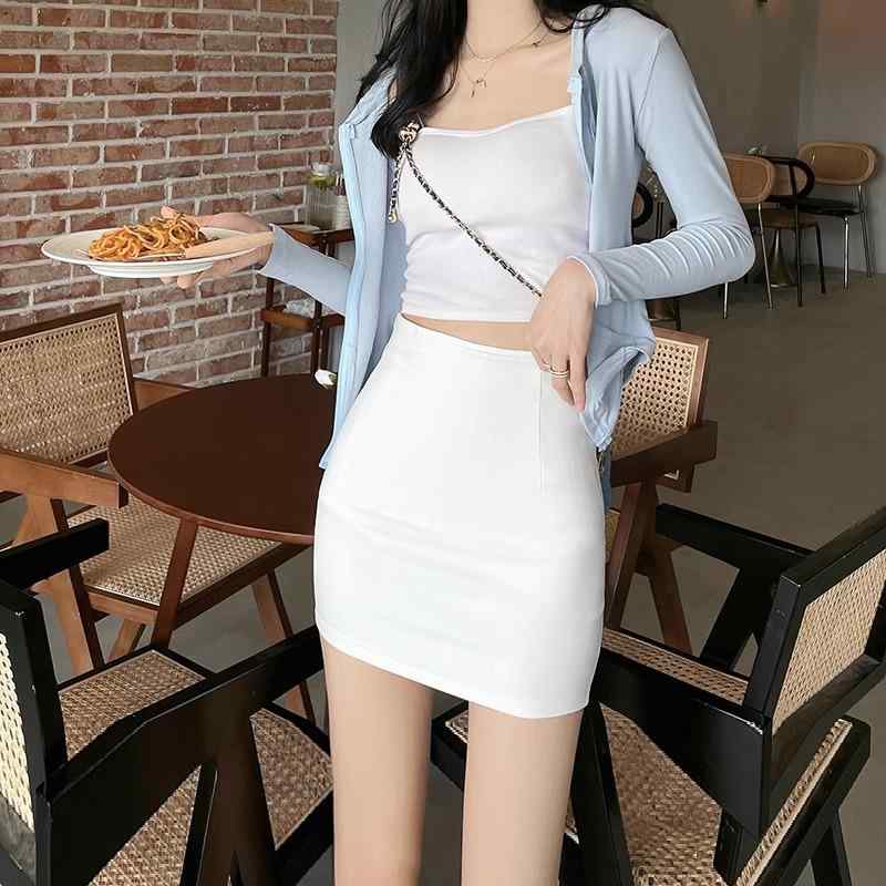 サイズ: XS.S.M.L.XL.2XL 柄: 無地 スタイル: オフィス向け デザイン: レトロ ウエストタイプ: ハイウエスト カラー: ブラック.ホワイト スカートタイプ: タイトスカート スカート丈: ミニ丈 シルエット: Aライン...