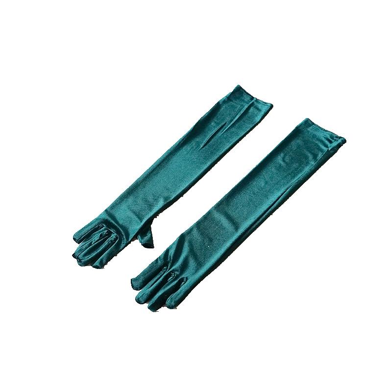 素材: ベルベット スタイル: 指なし手袋 サイズ: フリーサイズ カラー: ダークグリーン.パープル.ワインレッド.ロイヤルブルー.カーキ.ブラック 長さ: 約52cm