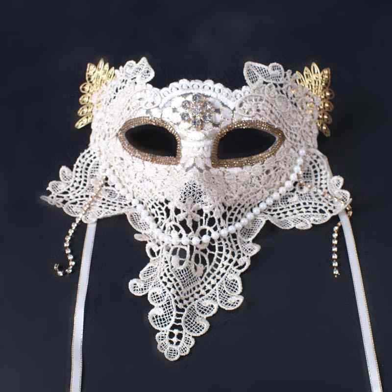 カラー: 淡いゴールド 用途: パーティー用 サイズ: フルフェイス