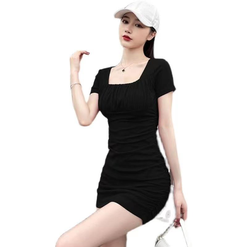 サイズ: S.M.L.XL.2XL 素材: 綿65%.ポリエステル35% 柄: 無地 スタイル: オフィス デザイン: 韓国 襟型: スクエアネック ウエストタイプ: ハイウエスト 開閉方法: プルオーバー カラー: ワインレッド.ブラック...