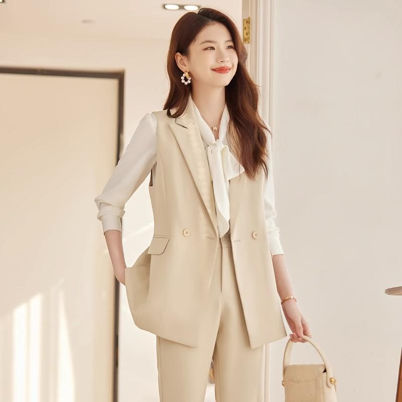 サイズ: S.M.L.XL.2XL.3XL.4XL 素材: ポリエステル 柄: 無地 スタイル: オフィス向け 襟タイプ: テーラードカラー 前立て: シングルボタン カラー展開: ライトアプリコットベスト.アイボリーホワイトベスト.ブラッ...