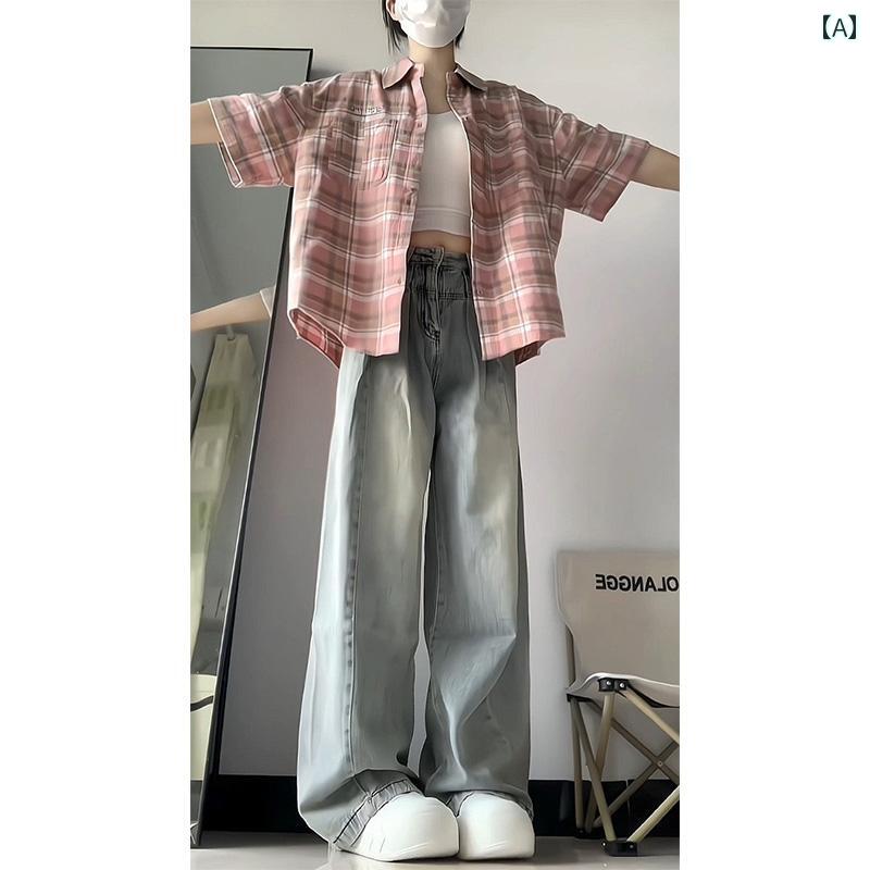 腰型: ハイウエスト パンツ丈: ロング サイズ: XL.S.M.L デザイン: ワイドパンツ 仕様: ボタン留め カラー: レトロブルー.レトロブルー【版】