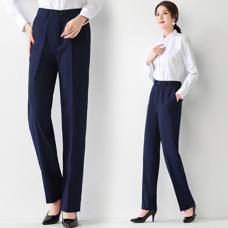 スタイル: OLスタイル シルエット: ストレート パンツタイプ: ストレートパンツ デザイン: ファスナー付き ウエストタイプ: ミドルウエスト パンツ丈: ロング カラー: ブラック.ダークネイビー(ブラック寄り).ダークネイビー(ブル...