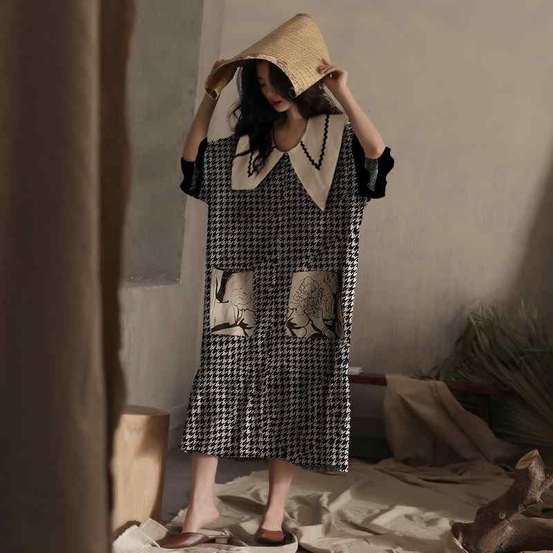 ルームウェア デザイン: プリント柄 素材: 氷雪 機能: 通気性が良い シーン: リラックスした室内着 袖丈: 半袖 丈感: ミディアム丈 ネックライン: ラウンドネック 柄: 幾何学模様 サイズ展開: M.L.XL.XXL カラー展開:...