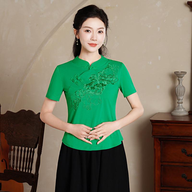 サイズ: M.L.XL.2XL.3XL.4XL.5XL.6XL 素材: 精紡綿.ポリウレタン弾性繊維 柄: 植物花柄.無地 スタイル: オフィス向け デザイン: 民族風.刺繍.無地 カラー: グリーン.レッド.スカイブルー.ローズレッド.ブ...