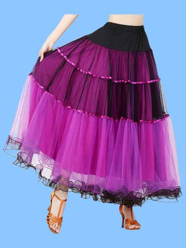 サイズ: M.L 柄: 無地 ウエスト: ハイウエスト カラー: イエロー.レッド.パープル.ブラック.ロイヤルブルー.ピンク.ライトブルー.オレンジ : 不可 スカート丈: ロング シルエット: ゆったり デザイン: 切り替え.レース.リ...