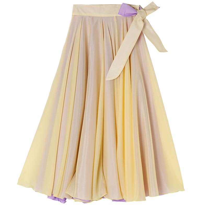 材質: ポリエステル サイズ: S（スカート丈84-87cm） M（スカート丈89-92cm） L（スカート丈95-98cm） カラー: ワインレッド＋ブラック（リバーシブル） ダークパープル＋ライトパープル（リバーシブル） ホワイト＋ブラ...