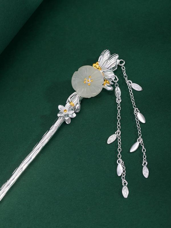 - スタイル: ヴィンテージ・宮廷風 - アイテムタイプ: 簪 - カラー: 珠タッセル（・木製簪付き）.珠タッセル＋ローズ（・木製簪付き）.珠タッセル＋西子（・木製簪付き）.葉タッセル（・木製簪付き）.葉タッセル＋ローズ（・木製簪付き）....