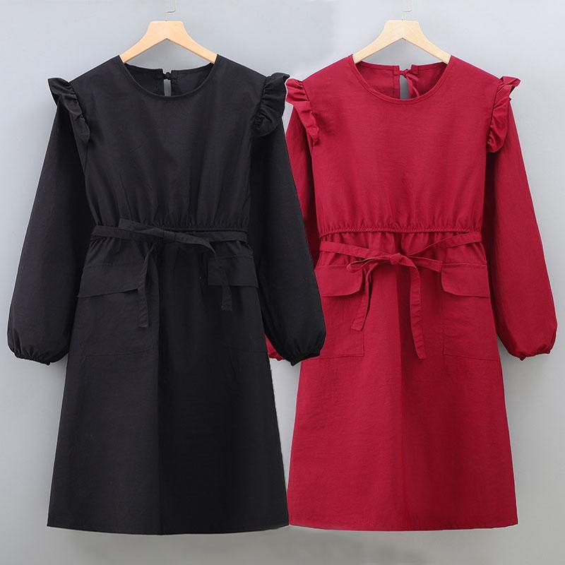 要素: かわいく癒されるデザイン スタイル: 韓国 繰り返し使用: 可能 タイプ: 袖付きエプロン 用途: 家事用清掃 機能: 汚れ防止 サイズ: フリー カラー: ブラック.レッドブラウン.カーキ.ブラック+レッドブラウン.ブラック+カー...