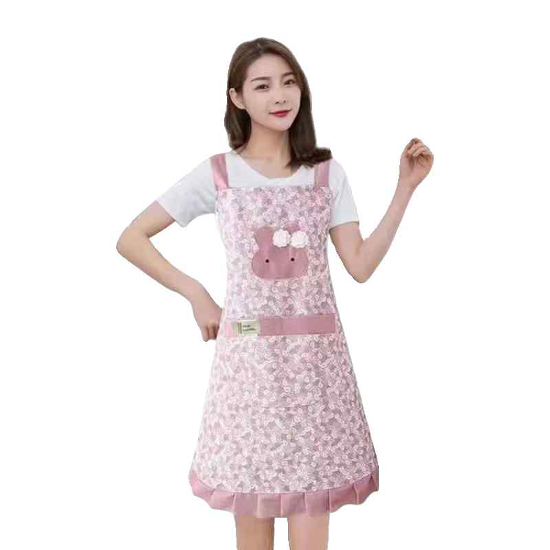 要素: 田園風 スタイル: 韓国 使い捨て: いいえ 素材: 竹節綿 タイプ: 家事用エプロン 用途: 汚れ防止 サイズ: フリーサイズ カラー: 桜ピンク.ジェムブルー.グレー.フレッシュグリーン.桜ピンク防水.ジェムブルー防水.グレー防...