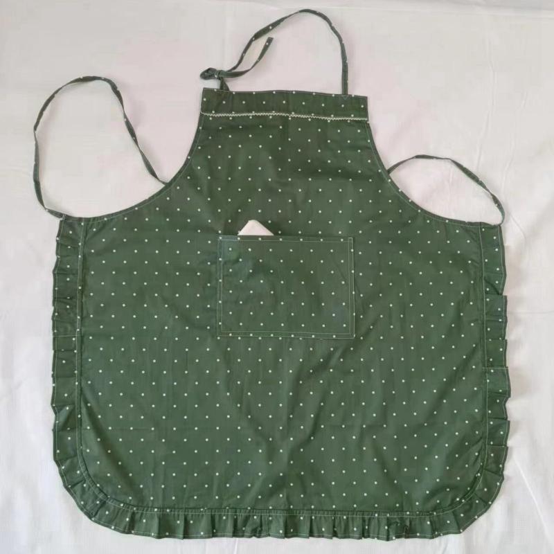 要素: カラフル 素材: 綿 機能: 汚れ防止 サイズ: フリーサイズ カラー展開: グリーン半身エプロン（ポケットあり）.グリーン掛け首ロングエプロン（ポケットあり）.グリーン半身エプロン（ポケットなし）.グリーン掛け首ロングエプロン（ポ...