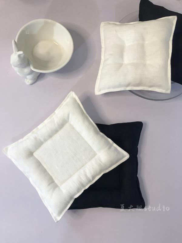 スタイル: 韓国 カラー: ホワイト.ブラック サイズ: 15×15cm.13×13cm 素材: キルティング加工