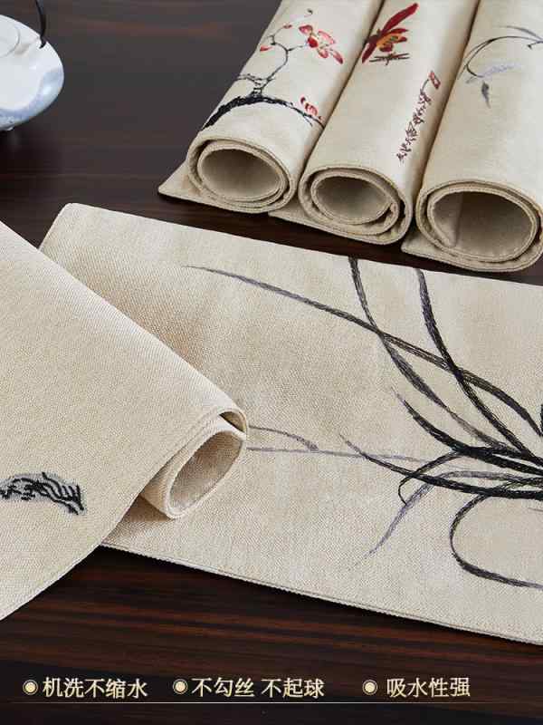 材質: 布 風 カラー: 蘭花.金魚.金蝉.梅花.蓮花.雀語庭荷 サイズ: 40×30cm.4枚セット