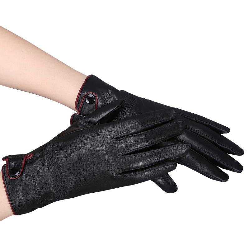 サイズ: M.L.XL 素材: 羊革 性別: レディース 用途: 友人へのギフトに最適 カラー: ブラック（薄手）.ブラック（薄手・タッチパネル対応）.ブラック（ベルト付き薄手）.ブラック（ベルト付き裏起毛）.ブラック（ベルト付き裏起毛・タ...