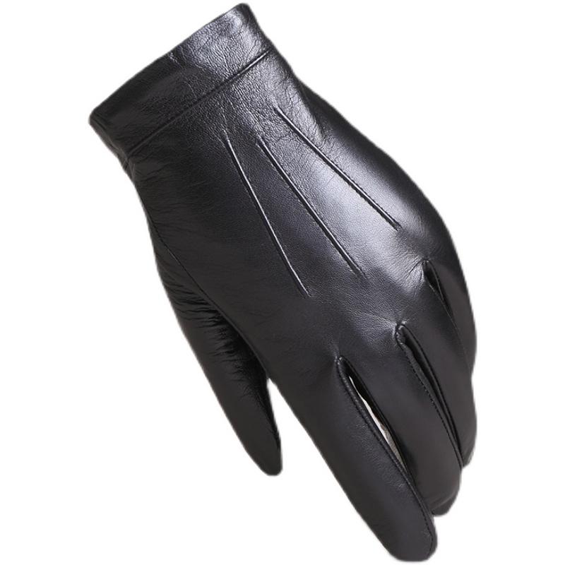 - スタイル: 指先分かれ手袋 - 素材: 山羊革 - 性別: メンズ - サイズ: XS.S.M.L - カラー: ブラック（裏地）.ブラック（薄裏地）.ブラック（超柔らかフリース裏地）.ブラック（裏地なし）.ブラック（裏地）クリアレザー...