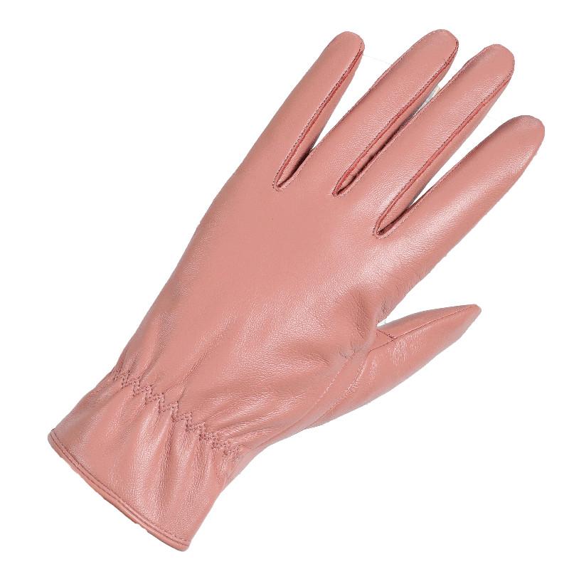 ＃式: 分指手袋 素材: 羊革 対象: 女性 サイズ: S.M.L カラー: ブラック（革/起毛素材）.ピンク（革/起毛素材）.グレー（革/起毛素材）.ベージュ（革/起毛素材）.PUレザー ブラック（起毛素材）.ブラック（革/素材）