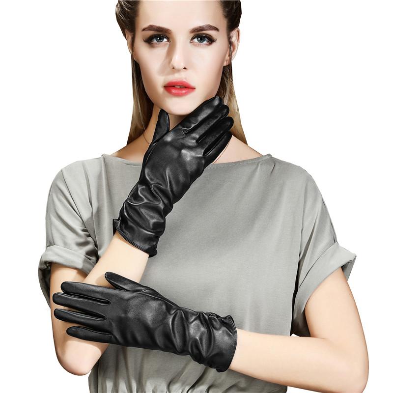 面料機能: 柔らかく快適 デザイン: 分指手袋 素材: シープスキン サイズ: M.L カラー: ブラック裏.ブラックフリース裏 カテゴリー: レディース