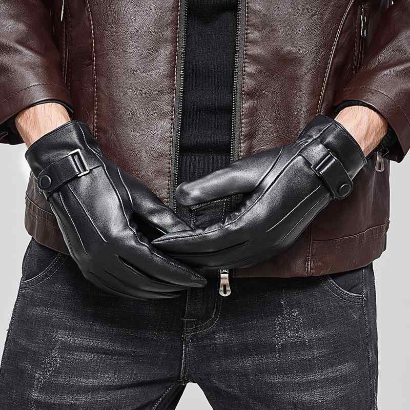 サイズ: S.M.L.XL 素材: シープスキン カテゴリ: メンズ カラー: ブラック（保温起毛裏地）.ブラック（薄手裏地）.ブラウン（保温起毛裏地）.ブラウン（薄手裏地） デザイン: 指あり手袋