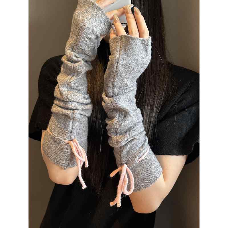 ＃式: 半指手袋 素材: 毛糸 シルエット: 普通 カラー: ブラック.ホワイト.グリーン.ワインレッド.カーキ.ベージュ.ライトグレー.ライトブルー サイズ: フリーサイズ 対象: 女性