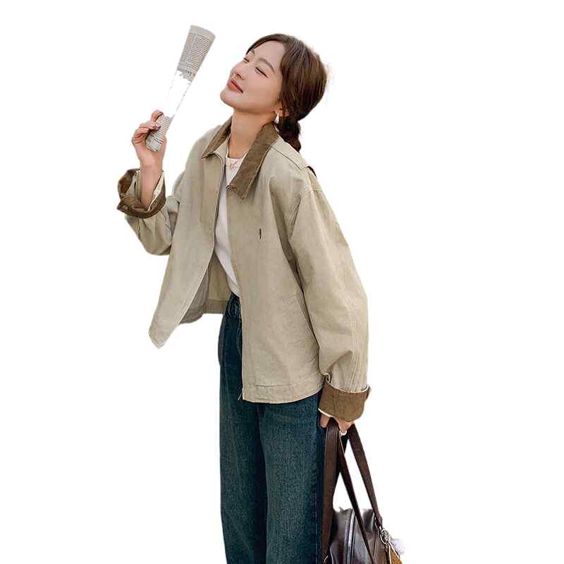 スタイル: オフィス シルエット: ゆったり デザイン: ポケット付き 袖タイプ: レギュラー 素材 セット内容: 1点セット 袖丈: 長袖 襟型: 折り襟 着丈: 普通 前立て: ファスナー開閉 柄: 無地 サイズ展開: S.M.L.XL...