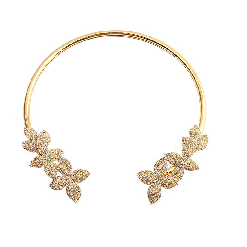 スタイル: ヨーロピアン ペンダント素材: 人工クリスタル チェーン素材: 合金／銀メッキ／金メッキ 商品タイプ: アクセサリー 柄: 植物と花柄 装飾素材: 合金の人工宝石留め 性別: 女性向け チェーンタイプ: ツイストチェーン カラー...