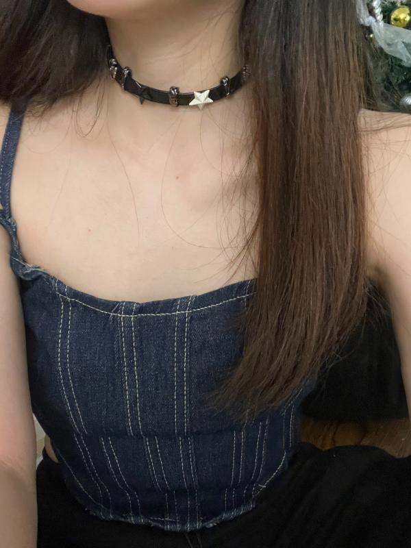 スタイル: 韓国・ チャーム素材: 合金 アイテムタイプ: アクセサリー チェーン素材: レザー チェーン デザイン: 星.月.雲.宇宙モチーフ レイヤード: あり チャーム付き: なし エクステンションチェーン: 10cm以下 カラー: ...