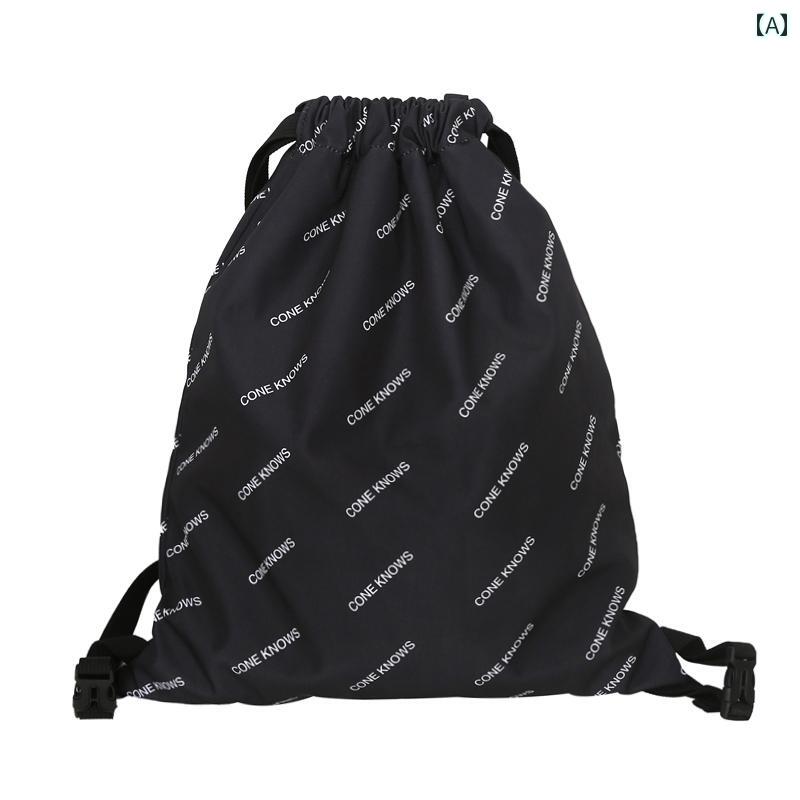 - スタイル: スポーツ - 仕切り: なし - 裏地素材: ポリエステル - ショルダーストラップタイプ: ダブルストラップ - 開閉方式: ドローストリング - 使用シーン: スポーツ - 背面クッション: なし - 対応パソコンサイズ...