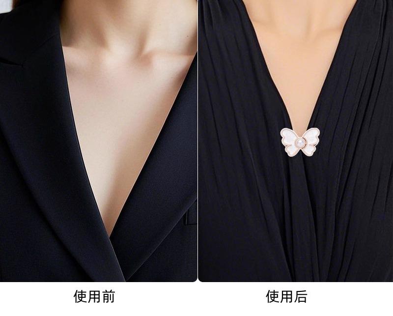 素材: 亜鉛合金 柄: 蝶.トンボ.昆虫 スタイル: 韓国・ カラー: ホワイト.ブラック.ブラック＋ホワイト 種類: バタフライバックル（蝶の留め具） 数量バリエーション: 1個.2個セット 性別: レディース