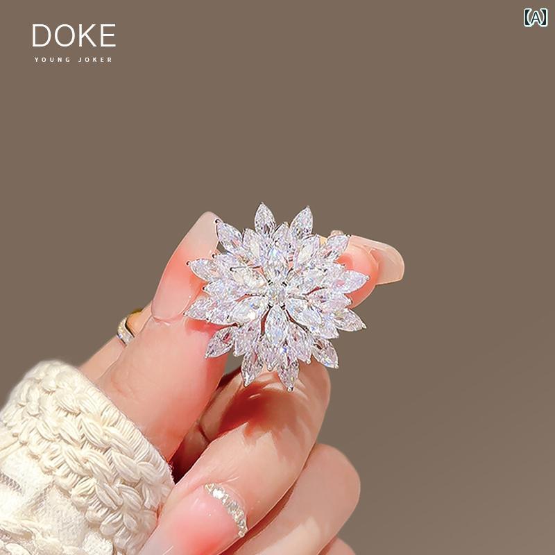 材質: 混合素材 柄: - スタイル: 韓国・ カラー: 満飾回転雪の結晶-ブローチ