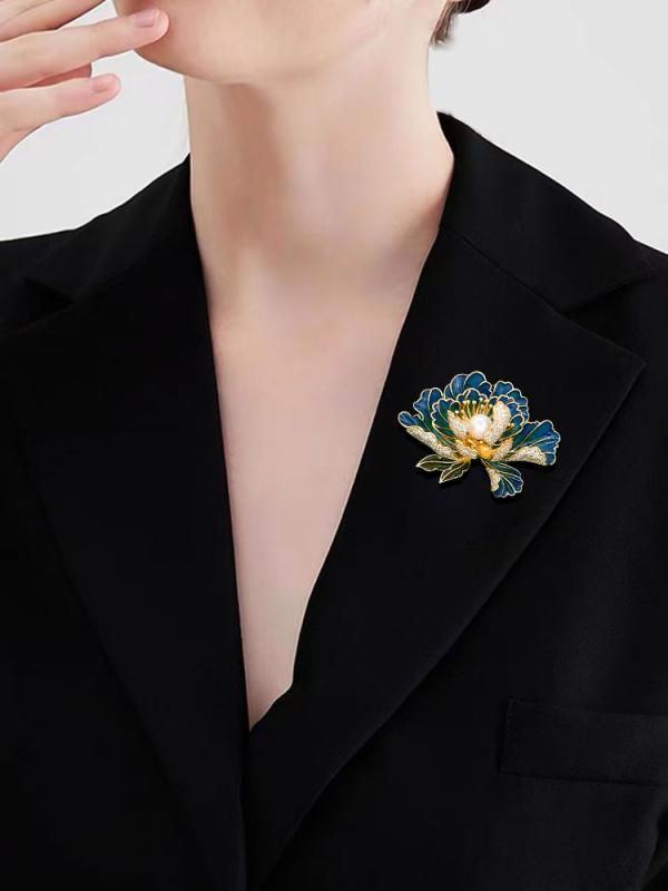 材質: 母貝 柄: 植物花柄 カラー: 景泰藍 装飾: 合金セッティング人工宝石・半宝石 商品タイプ: アクセサリー