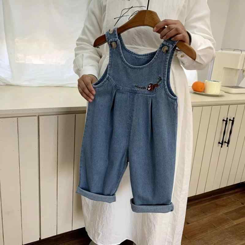 - シーズン: 通年 - シルエット: ロングパンツ - 性別: 男女兼用 - カラー: デニムサロペット（ブルー・リス柄） - サイズ展開: 90.100.110.120.130