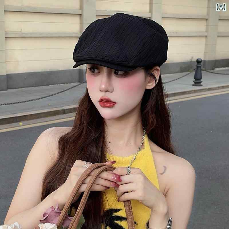 - スタイル: ストリート - デザイン: シンプル - 帽子の形状: ラウンドトップ - 帽子のつば: ショートブリム - 機能: シワになりにくく形状保持 - サイズ: 55-59cm - カラー: ブラック.オフホワイト - 着用シー...