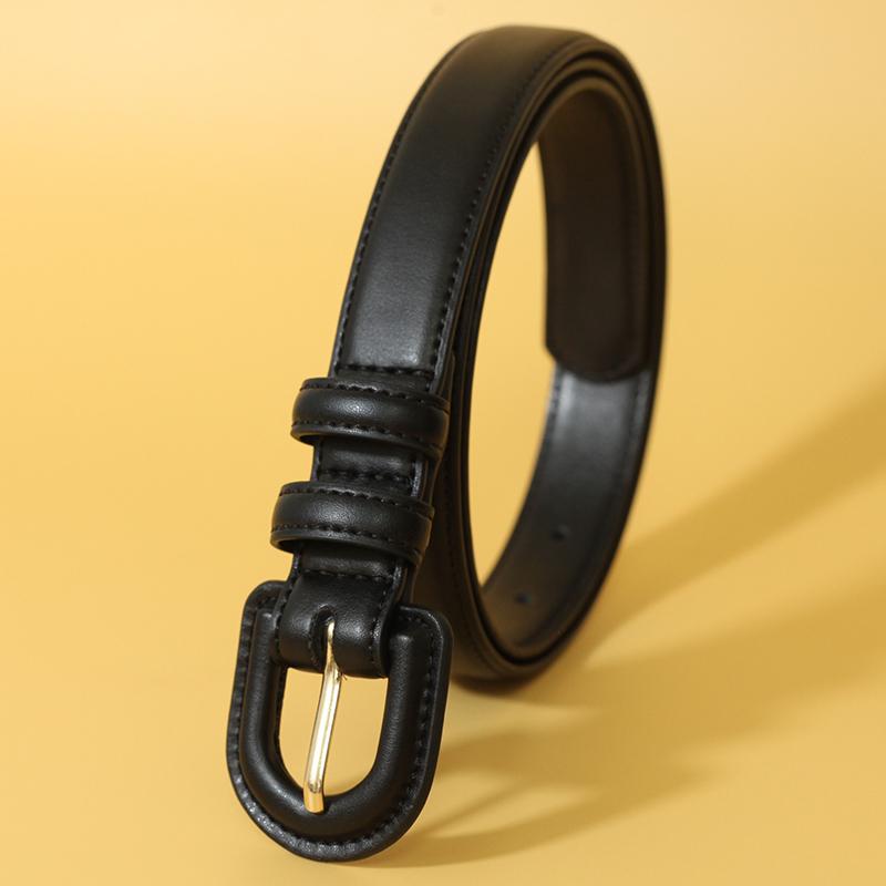 - スタイル: ベーシック - デザイン: ベルト - サイズ: 100cm.110cm - 材質: 牛革（剖層革） - バックルタイプ: ピンバックル - バックル素材: 合金 - 表面加工: 光沢あり - 性別: レディース - カラー...