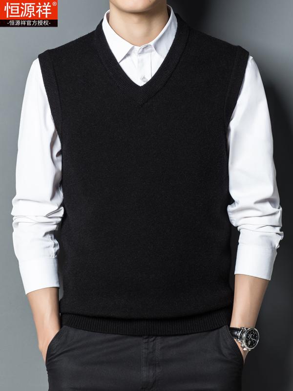 上市年: 2025 シルエット: ゆったり デザイン: リブ裾 加工: ノーアイロン加工 素材: スタイル: ビジネスシック 用途: パーティー向け 季節: 秋 タイプ: ニットベスト 細分スタイル: ビジネスカジュアル 機能: 吸湿性・通...