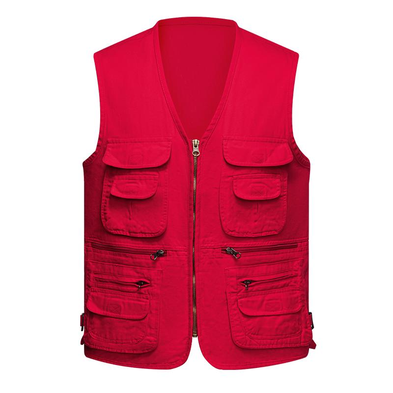 デザイン: ファスナー装飾 加工技術: ウォッシュ加工 素材: 綿 機能: 通気性が良い スタイル: な都会風 シーン: 旅行用 厚み: 薄手 スタイル: ミリタリーワークスタイル ネックライン: Vネック ポケットデザイン: 立体ポケット...