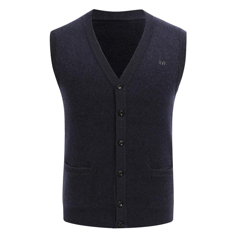ブランド: 恒源祥 加工: ウォッシュ加工 裾デザイン: リブ裾 スタイル: ビジネス 素材: ウール アイテムタイプ: ベスト 厚さ: 厚手 スタイル: ビジネスカジュアル 襟型: Vネック ポケット: 立体貼りポケット 前立て: シング...