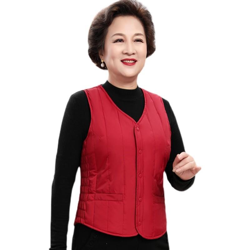 サイズ: M.L.XL.2XL.3XL.4XL.5XL 柄: 無地 スタイル: オフィス向け 襟型: Vネック 前立て: シングルボタン カラー: ブラック.ワインレッド.ブルー.チャイニーズレッド.ピンクベージュ.ピンク 中綿: 以上ホワ...