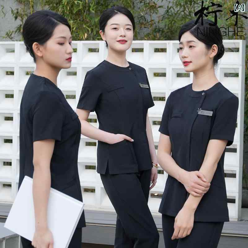 - 素材: ポリエステル - サイズ展開: S.M.L.XL.XXL.XXXL - カラー展開: ブラック半袖セットアップ.ブラック七分袖セットアップ.ホワイト半袖セットアップ.ホワイト七分袖セットアップ.パープル半袖セットアップ.パープル...