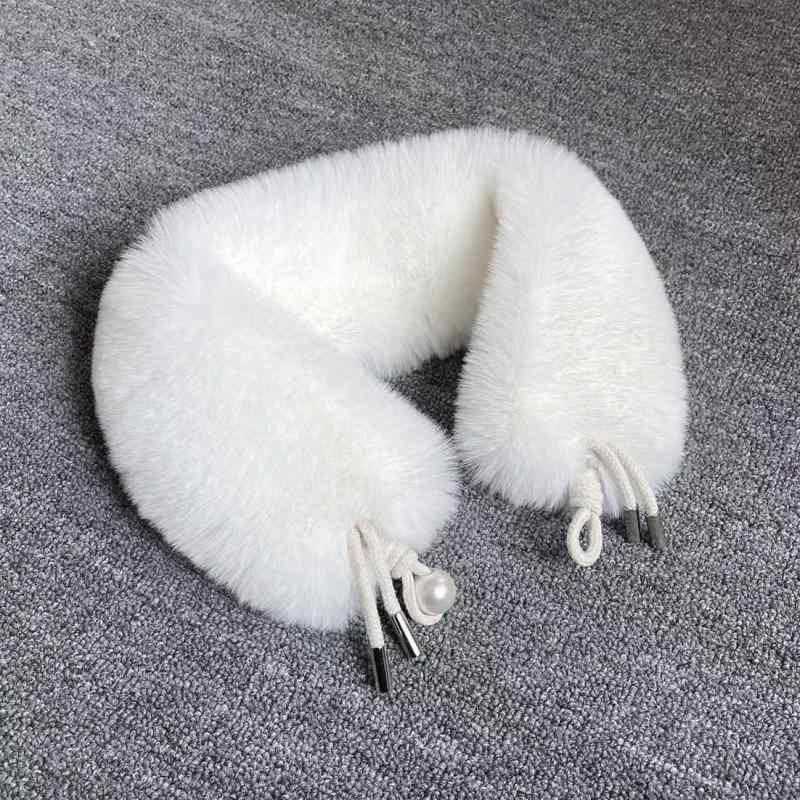 ・スタイル: 韓国・種類: ネックウォーマー・素材: フェイクファー・幅: 10cm・対象: 学生、若年層、カップル、親子・長さ: 52cm・形状: 長方形・機能: 保温・柄: 無地・サイズ: フリーサイズ・性別: 女性・カラー展開: アプ...