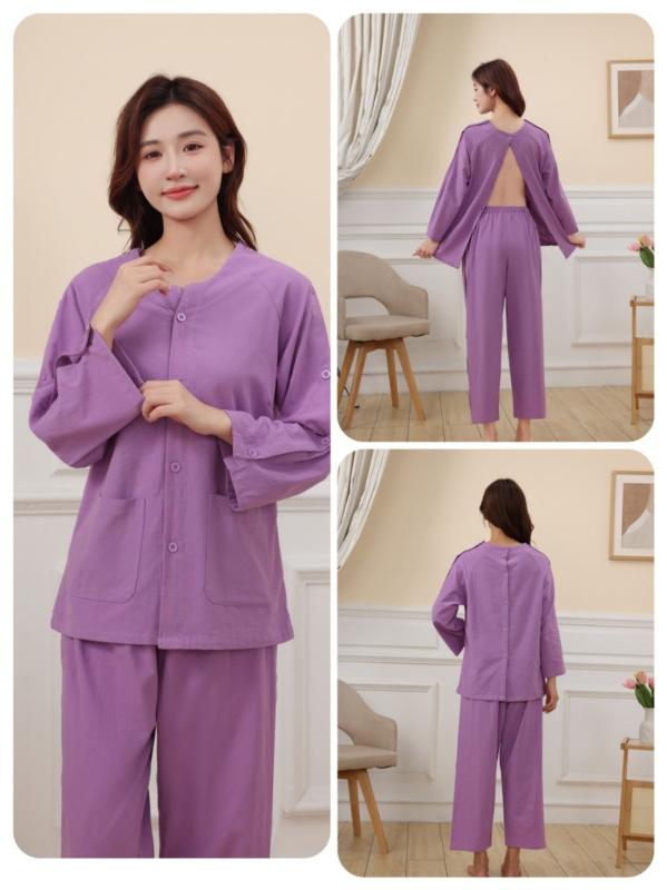 ・主な素材: 綿・サイズ展開: 3XL、2XL、XL・カラー展開: パープル、ピンク、ベージュ、グリーン、ブラウン、グレーブルー、ピンクドット、グレードット