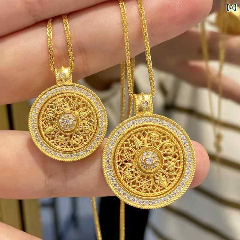 ・チェーン素材: 合金、シルバーメッキ、ゴールドメッキ