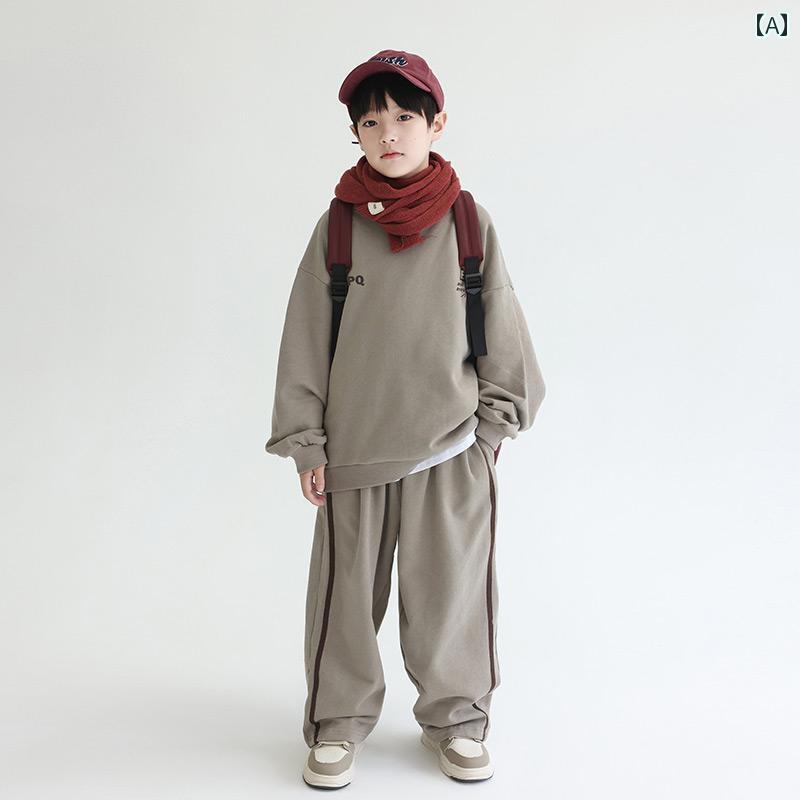 ・スタイル: スポーツ・セット内容: 2点セット・着用シーン: スポーツ・対象年齢: 3歳、4歳、5歳、6歳、7歳、8歳、9歳、10歳、11歳、12歳、13歳、14歳・厚さ: 通常・ギフト対象: 子供・前開き: プルオーバー・柄: 無地・対...