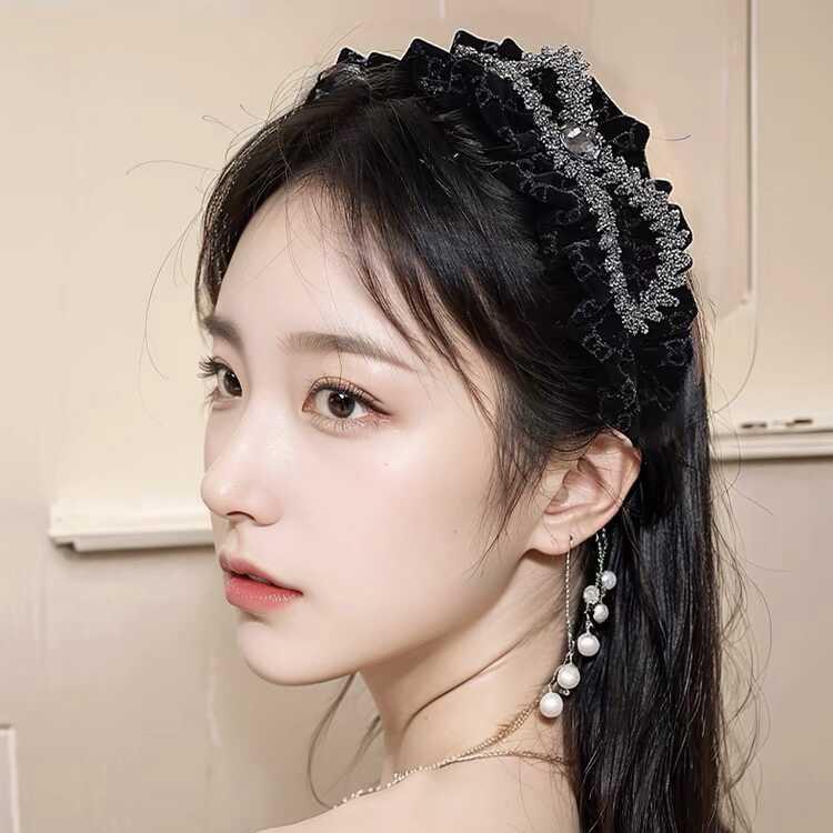 ・スタイル: スイート・素材: 布・カテゴリ: ヘアバンド