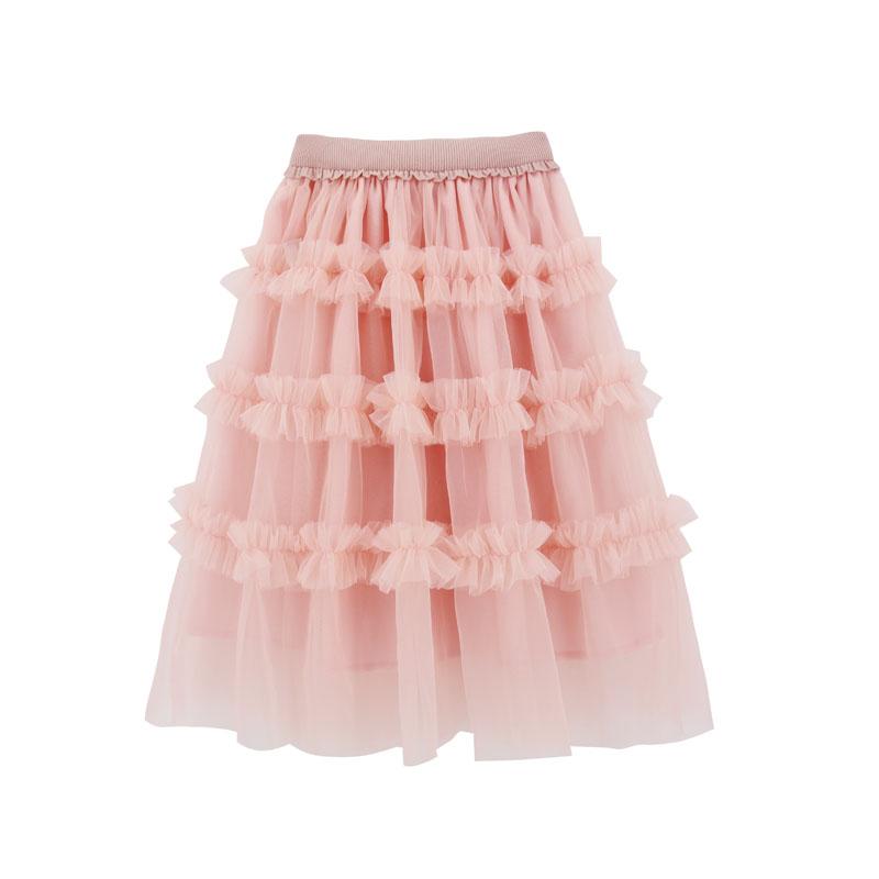 ・カテゴリ: スカート・性別: 女の子・対象年齢: 6歳〜14歳・主な素材: ナイロン・柄: 無地・スカートタイプ: ティアードスカート・カラー展開: ダークグレー、ピンク、ブラック、ダークブラウン・サイズ展開: 110cm、120cm、1...