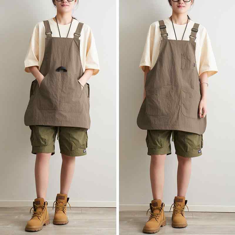 ・カテゴリ: 清掃・ケア用品・種類: ノースリーブエプロン・用途: 汚れ防止・スタイル: シンプル・: 韓国・対象: 男女兼用・サイズ: フリーサイズ・カラー展開: ブラック、グリーン、コーヒー