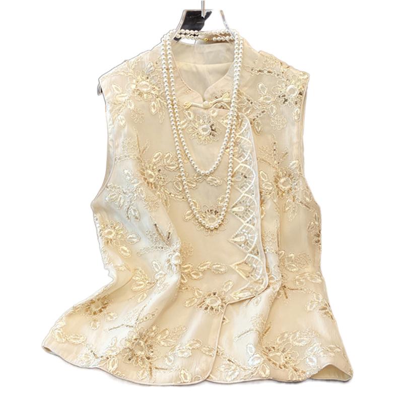 ・スタイル: オフィス・タイプ: ベスト・装飾: 刺繍・主な素材: ポリエステル・対象年齢: 25〜29歳・厚さ: 標準・ネックライン: スタンドカラー・着丈: 標準・保温性: 中程度・前立て: シングルボタン・サイズ展開: S, M, L...