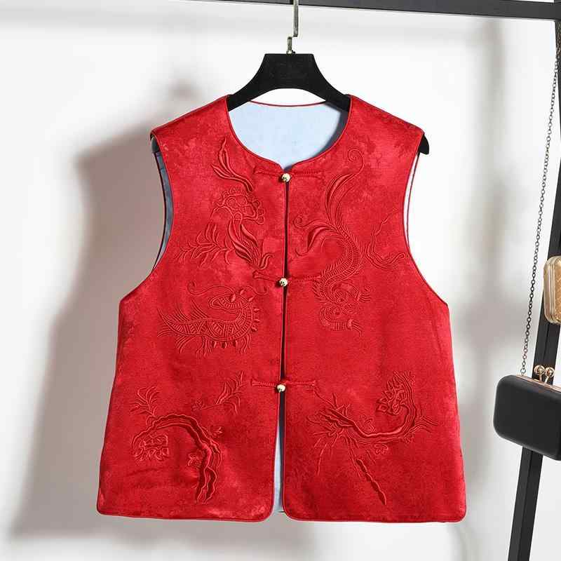 ・カテゴリ: ベスト・スタイル: 通勤・: ボタン,刺繍・中綿: ポリエステル・対象年齢: 30～34歳・厚さ: レギュラー・ネックライン: クルーネック・着丈: レギュラー・前立て: シングルボタン・柄: 無地・サイズ展開: L, XL,...