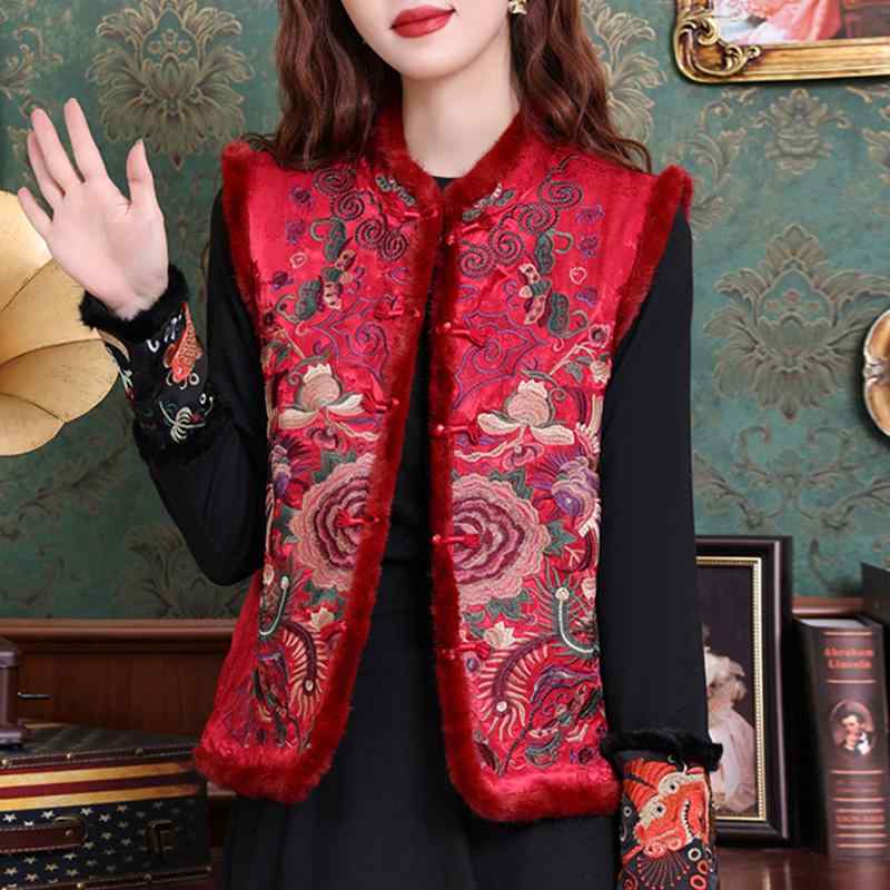 ・スタイル: 通勤・カテゴリ: ベスト・詳細: ボタン、刺繍、立体装飾・主な素材: ポリエステル91.4%、ポリウレタン8.6%・詰め物: ポリエステル・厚さ: 厚手・襟元: スタンドカラー・着丈: レギュラー丈・保温性: 高い・前立て: ...